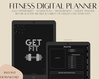 Notability Fitness Planner - Etsy