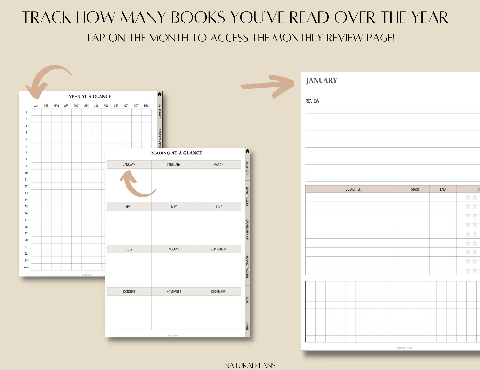 Digital Reading Journal | Digital Library | Goodnotes Digital Planner ...