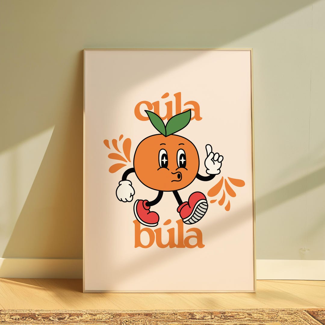 Cúla Búla, Irish Language Gaeilge Print, Poster, Wall Art, Bedroom ...
