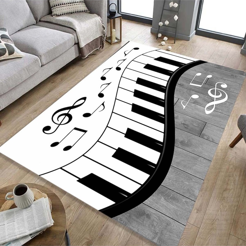 Piano Floor Rug - Etsy