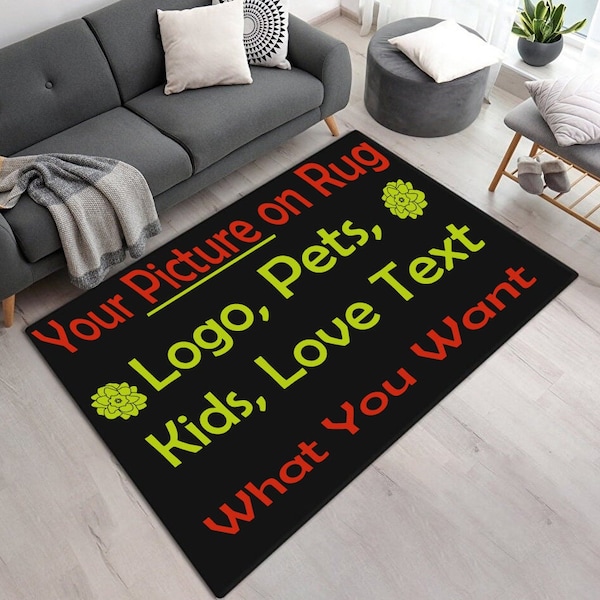 Personalized Rug - Etsy