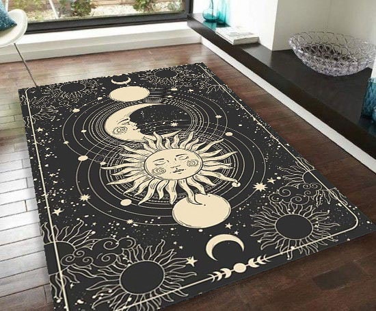Tarot Cards Rug, Modern Room Rug, Home Decorative Rug, Area Rug, Living ...