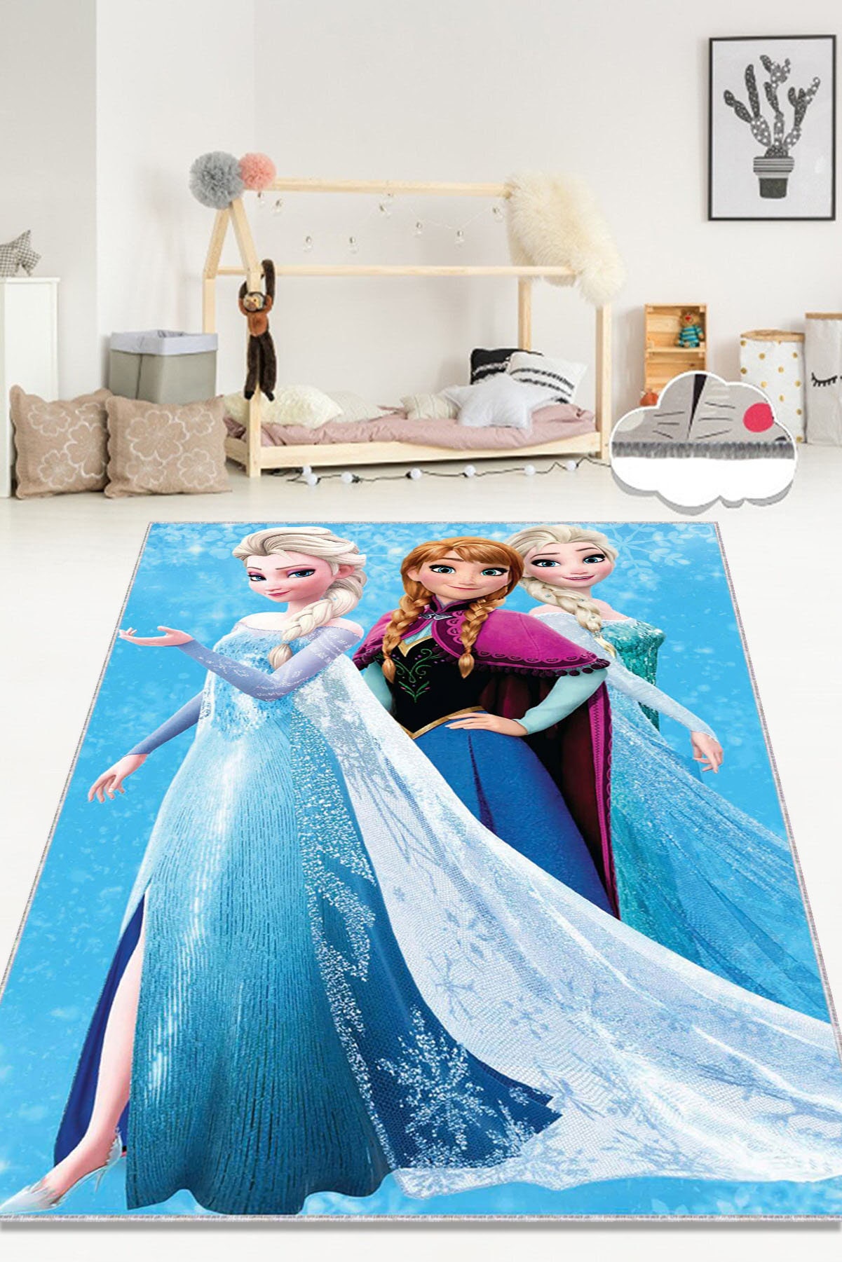 Elsa Rug, Frozen Rug, Anna Rug, Cartoon Rug, Nursery Rug, Kids Room ...