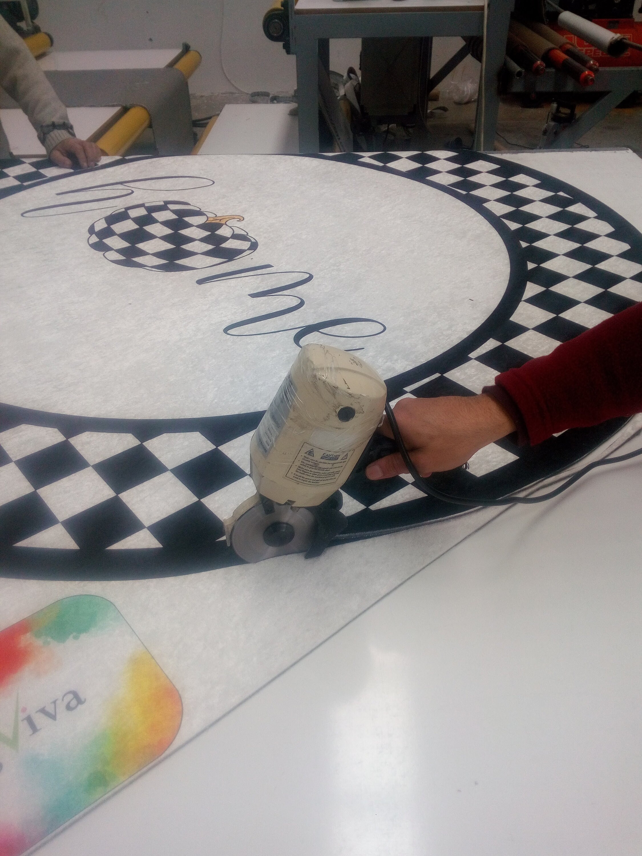 Blue and Gold Marble Texture Rug Area Rug, Custom Rug, Living Room Rug ...