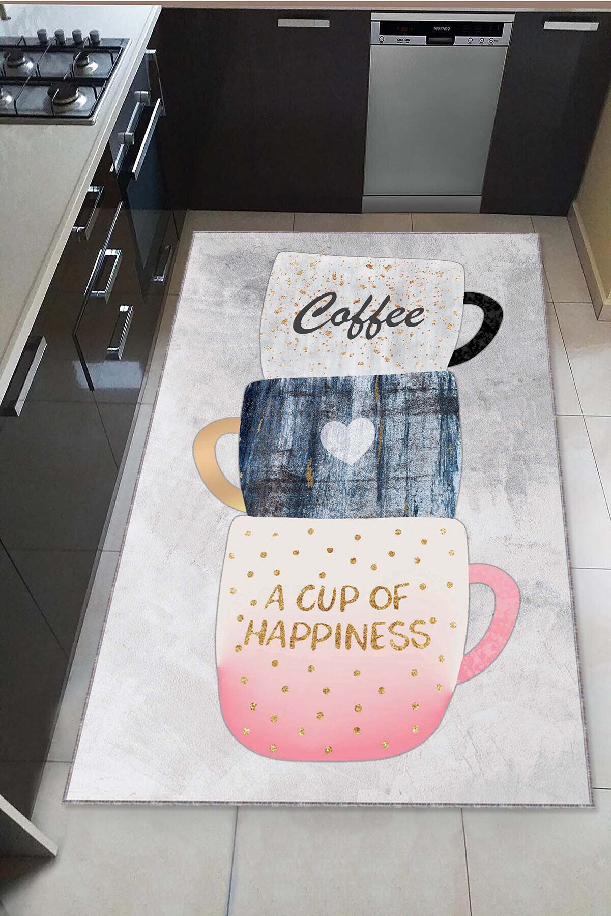 Coffee Cup Rug Kitchen Rug Modern Rug Custom Rug Living - Etsy