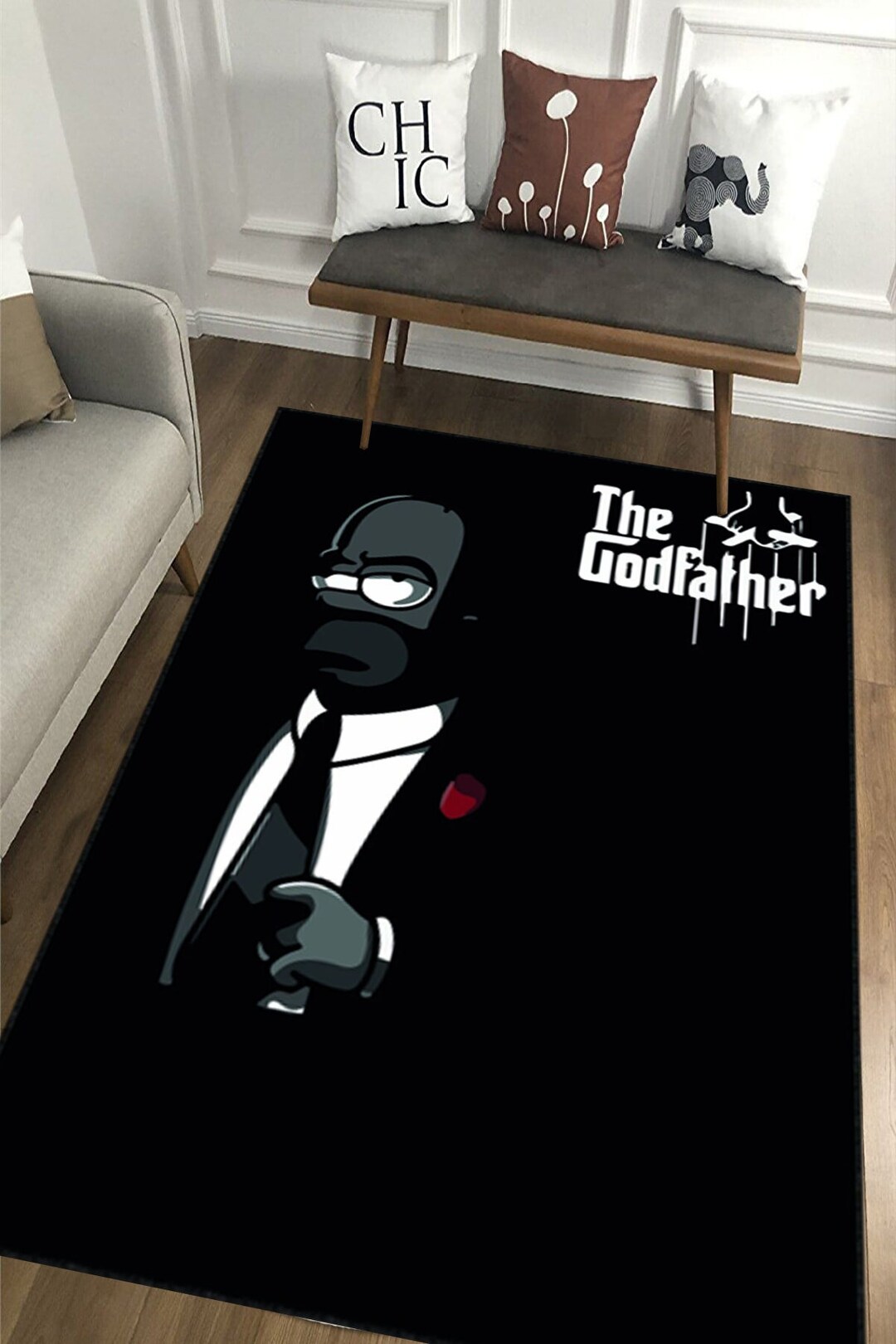 Godfather Rug, Simpsons Rug, Non-slip Rug, Living Room Rug, Design Rug ...