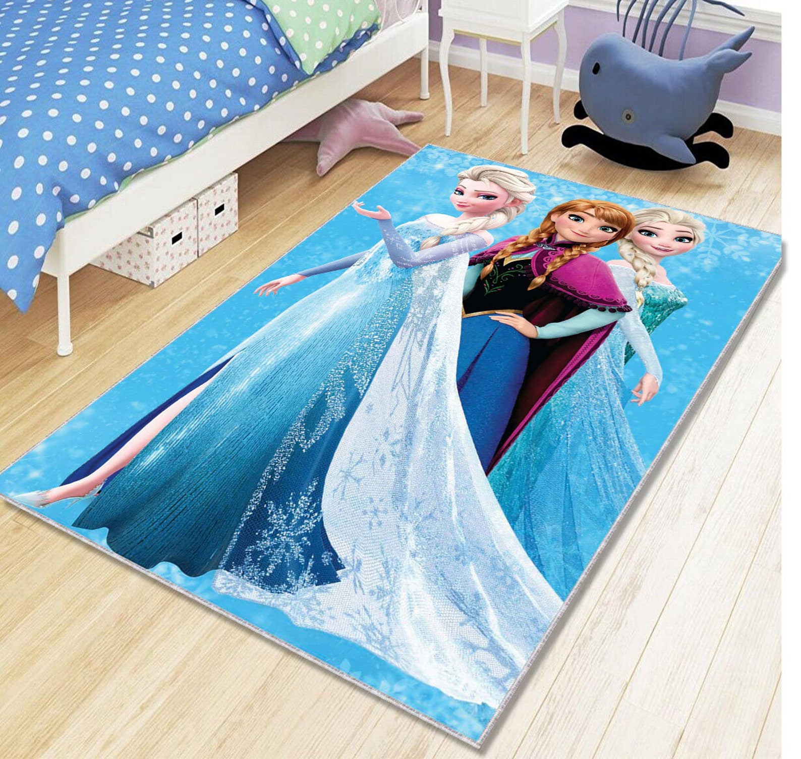 Elsa Rug Frozen Rug Anna Rug Cartoon Rug Nursery Rug Kids - Etsy