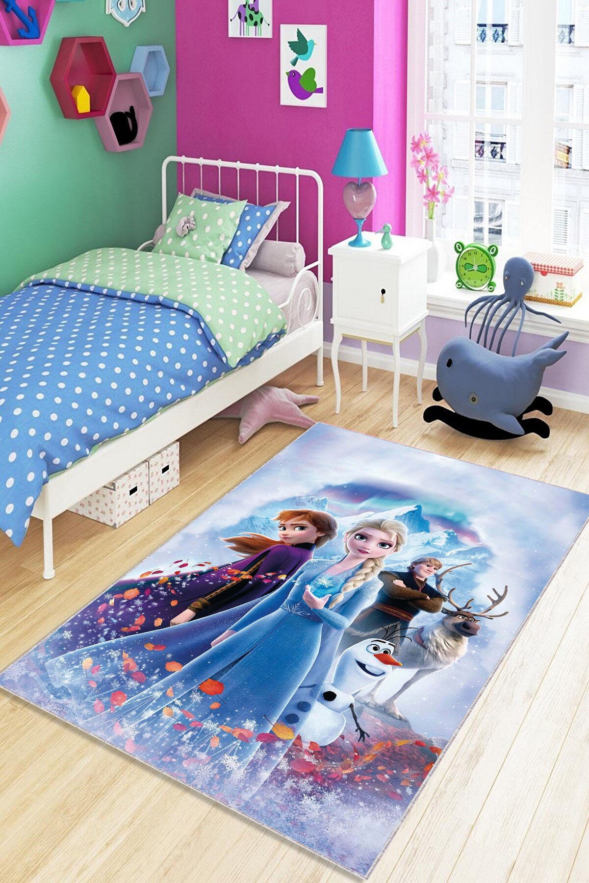 Frozen Rug, Anna Rug, Elsa Rug, Kids Room, Cartoon Rug, Nursery Rug ...