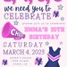 Girl Cheerleading Invitation, Cheer Birthday Invite, Pink Cheerleader ...