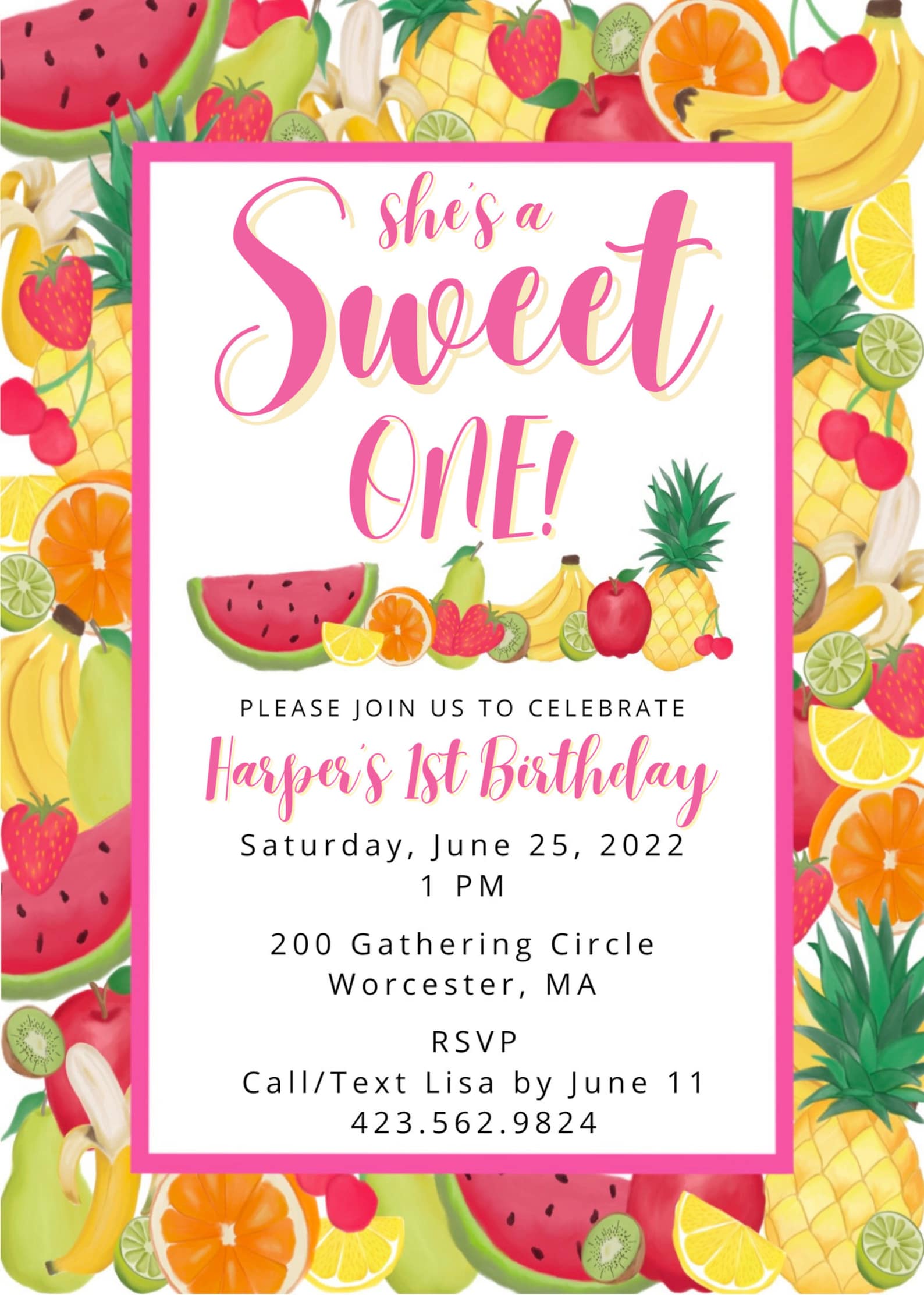 Custom Party Invitation Design Made to Order Invites Design - Etsy
