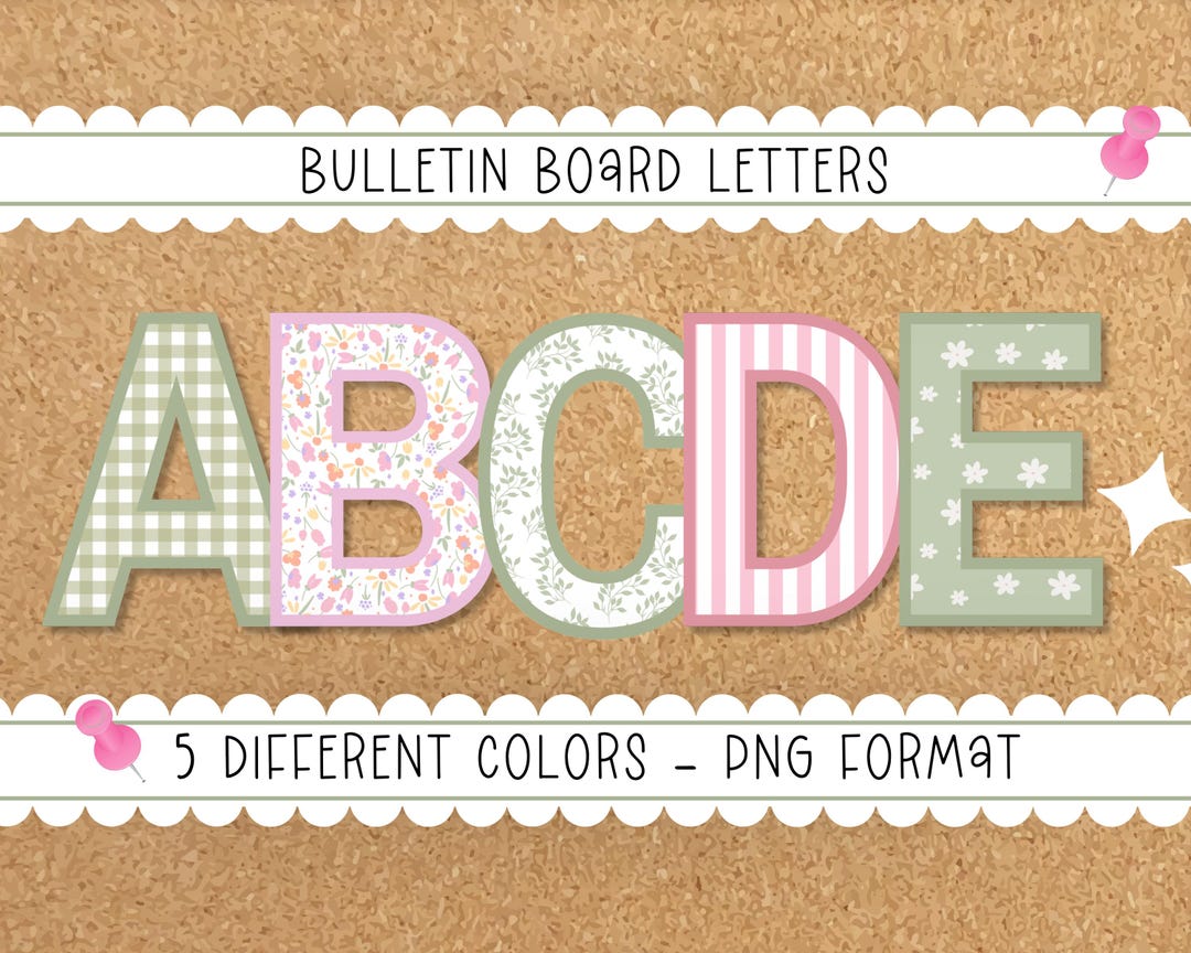 Printable Spring Bulletin Board Letters | Teachers, Classroom ...