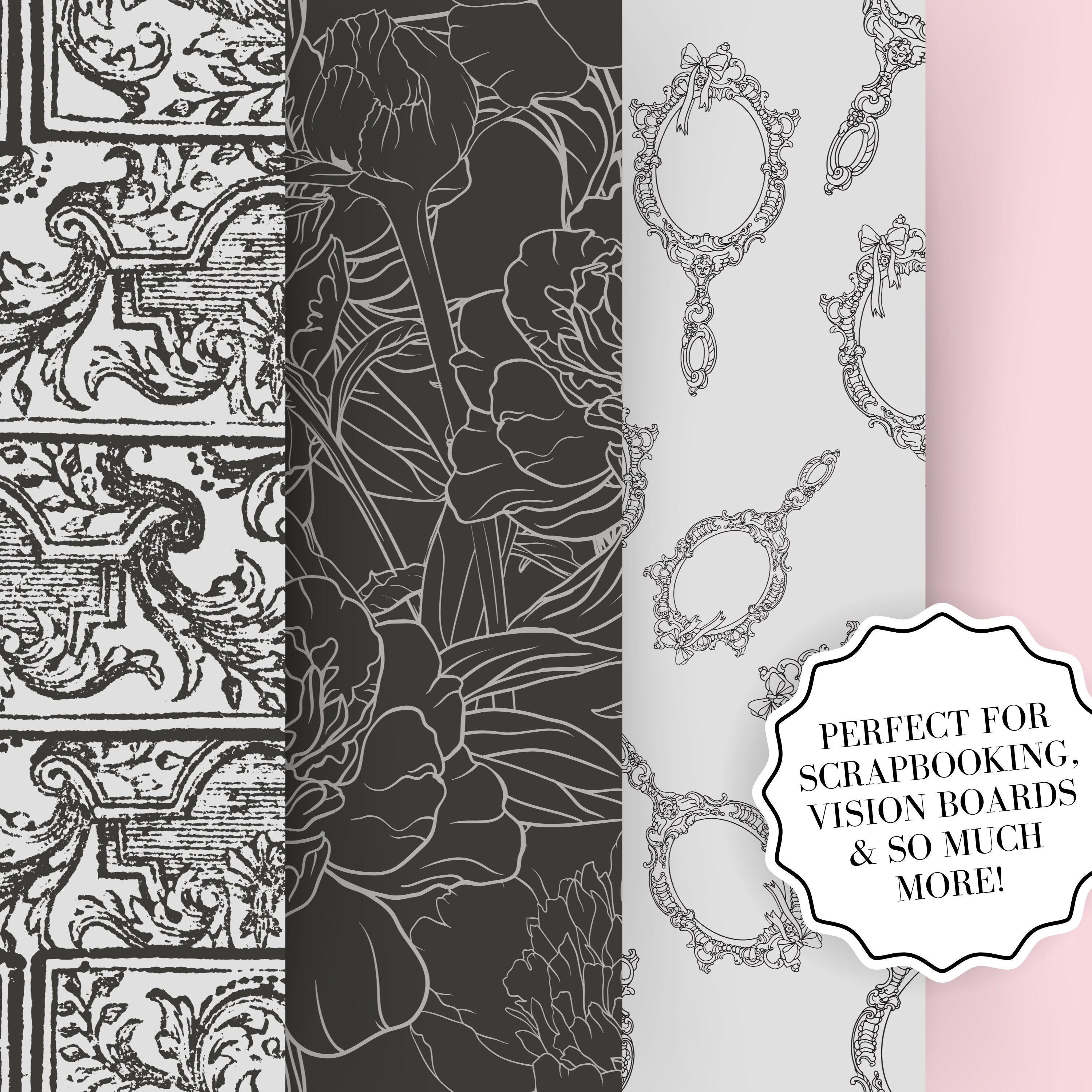 TTPD Digital Paper Bundle Instant Download, Printable Crafting ...