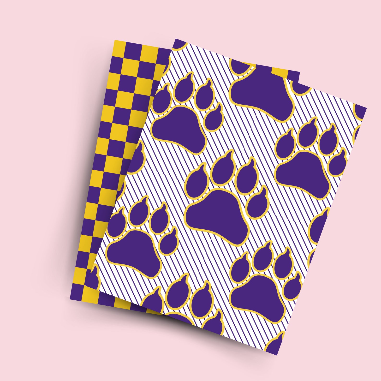 Louisiana Digital Paper Bundle | Instant Download, Printable Purple and ...