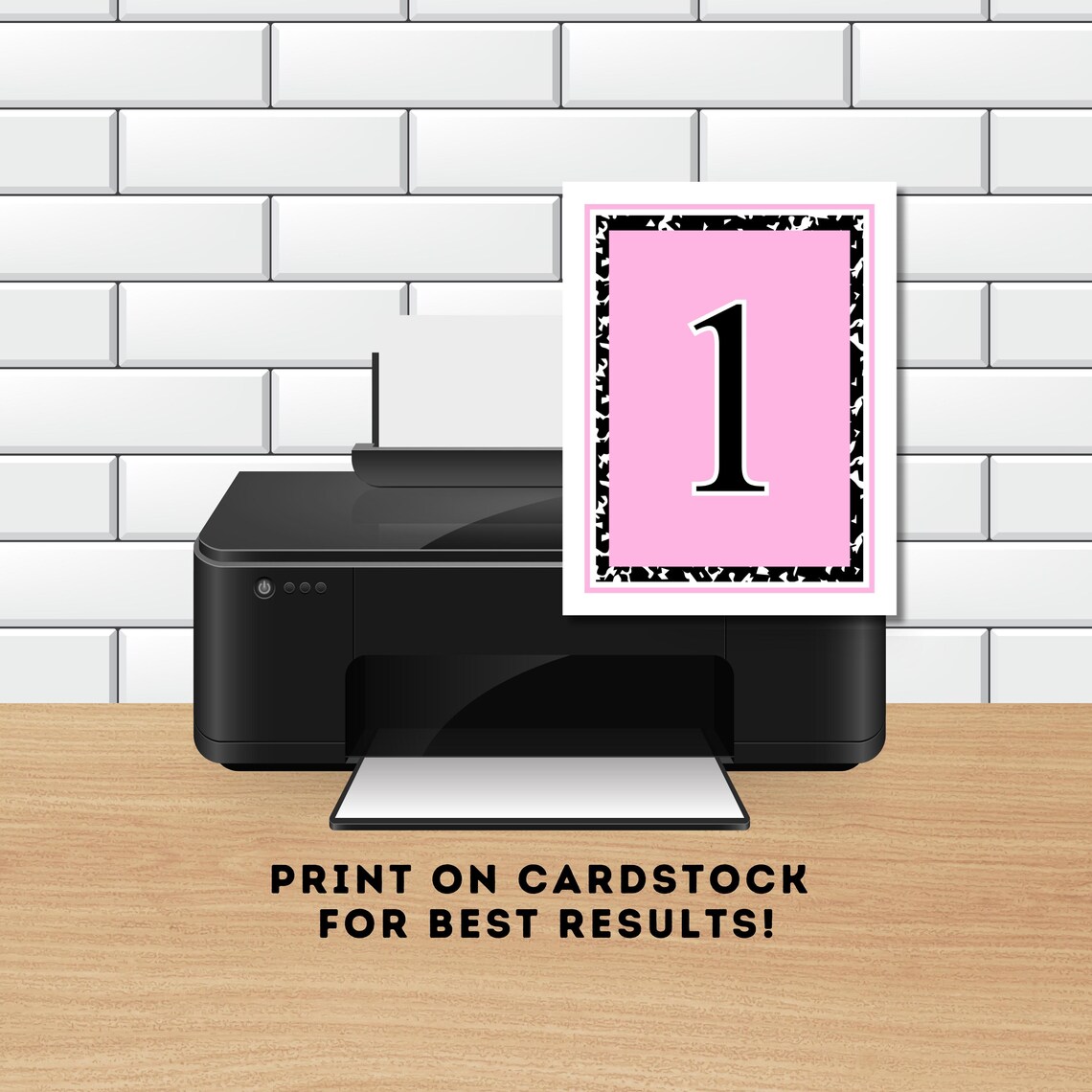 Printable Classroom Number Signs, 0 - 20 | Instant Download, Wall Decor ...