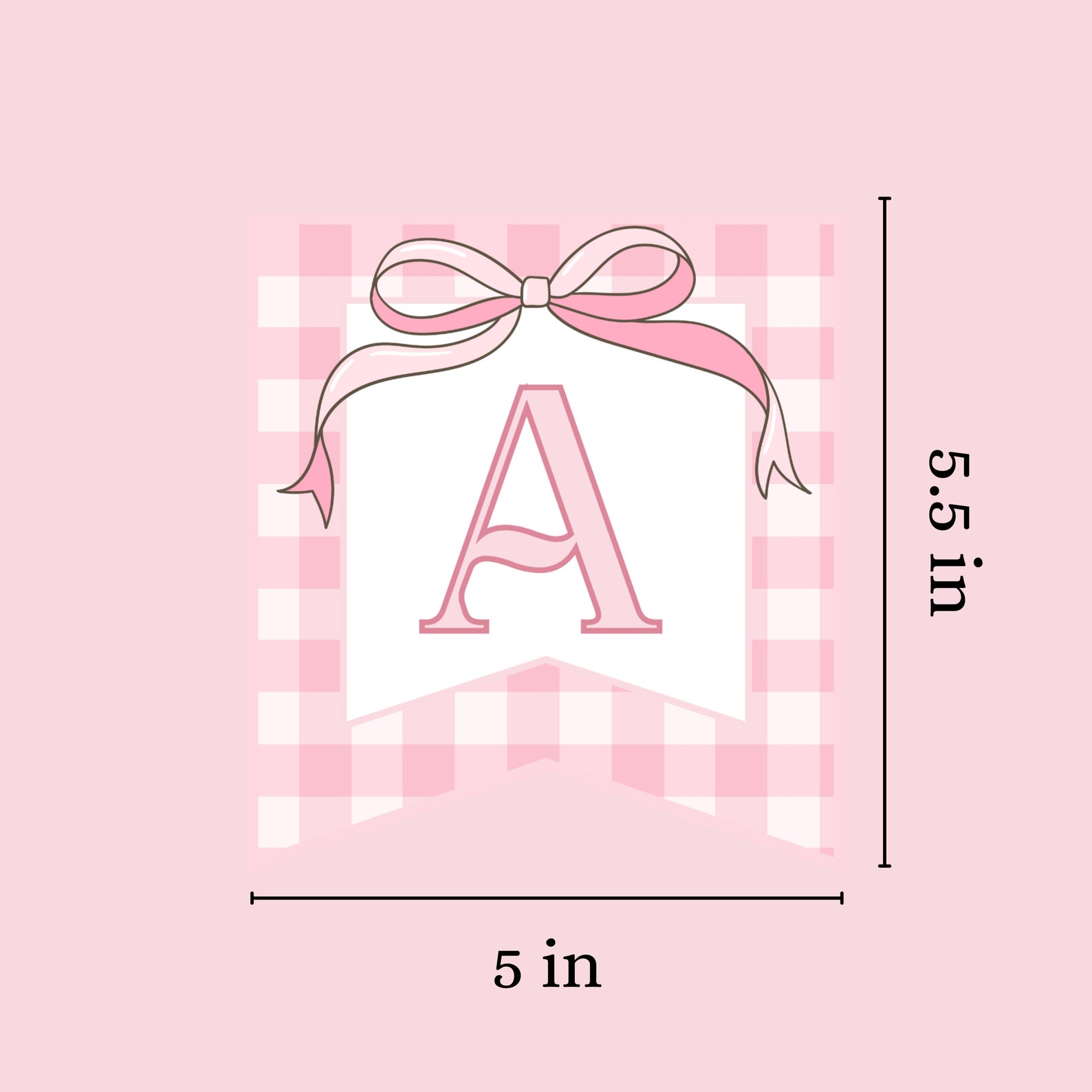 Printable Coquette Happy Birthday Banner | Instant Download, Pink ...
