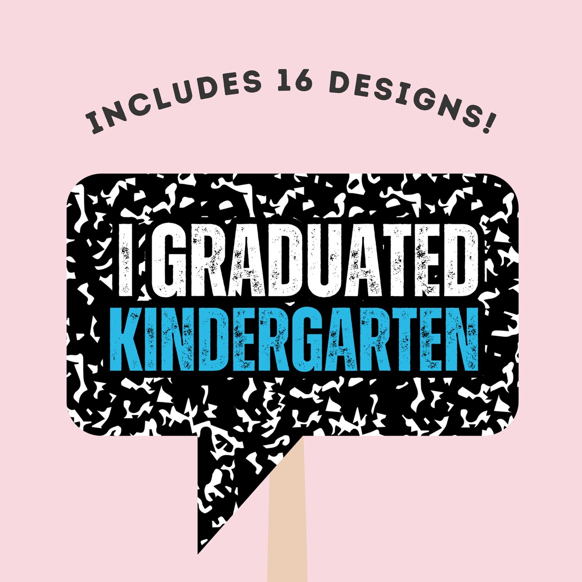 Printable Preschool / Kindergarten Graduation Photo Prop Signs | End of ...