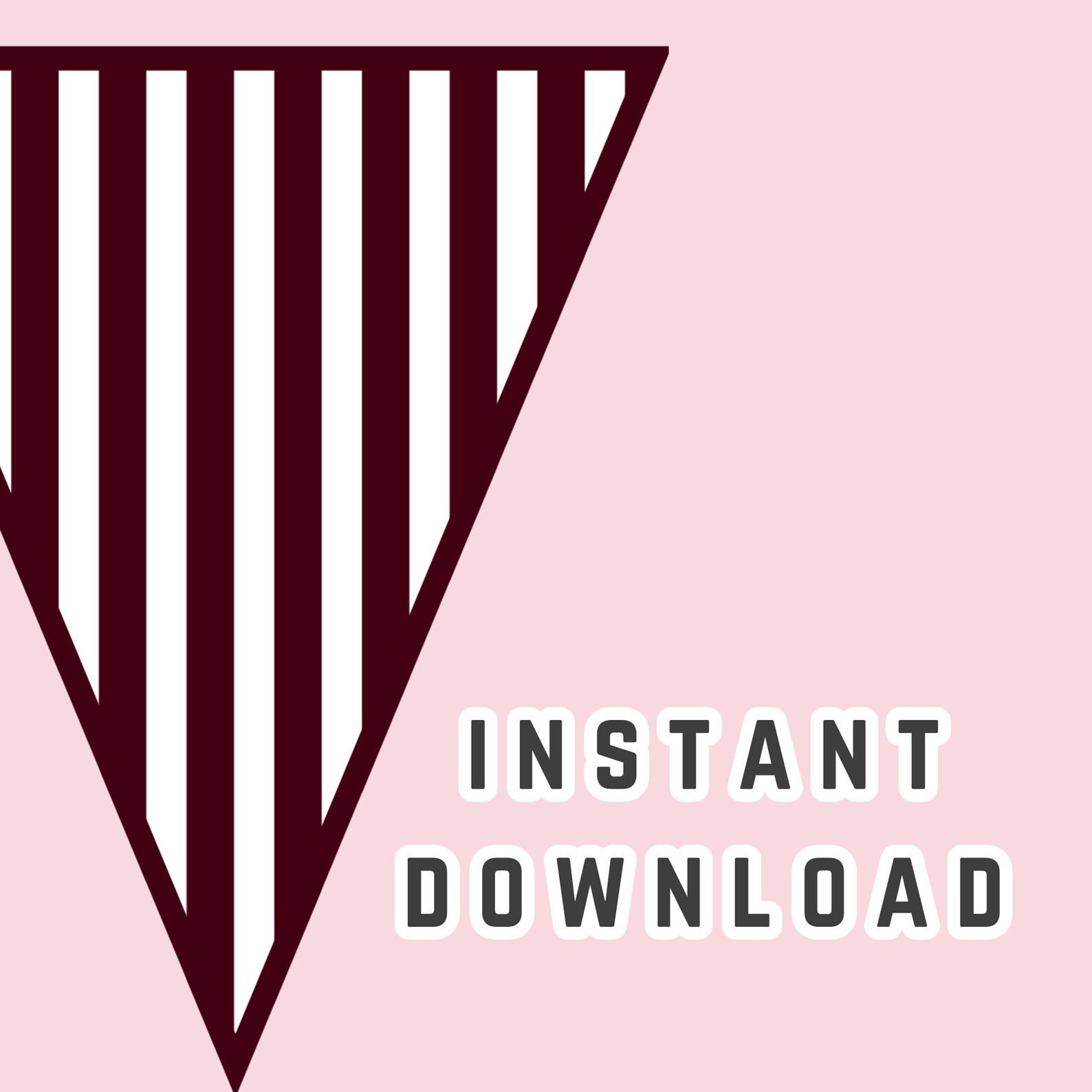 Printable Maroon Party Banner | Perfect for University Football Game ...