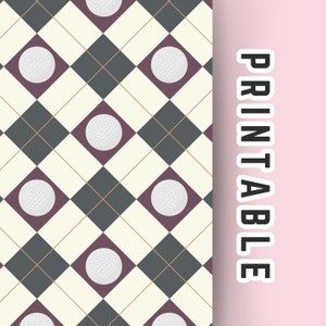 Golf Themed Digital Paper Bundle Instant Download Golfing Seamless ...