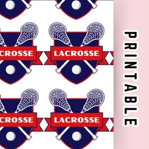 Seamless Lacrosse Digital Paper Bundle Boys, Girls Lacrosse Team ...
