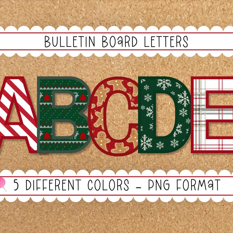 Candy Cane Bulletin Board - Etsy
