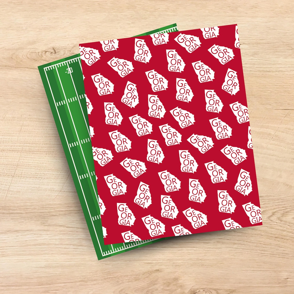 Seamless Georgia Football Digital Paper | Seamless Patterns for ...