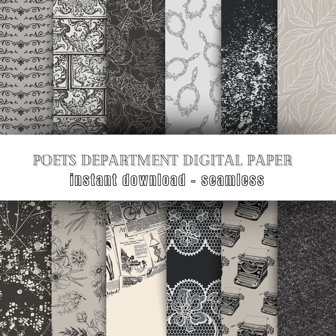 TTPD Digital Paper Bundle | Instant Download, Printable Crafting ...