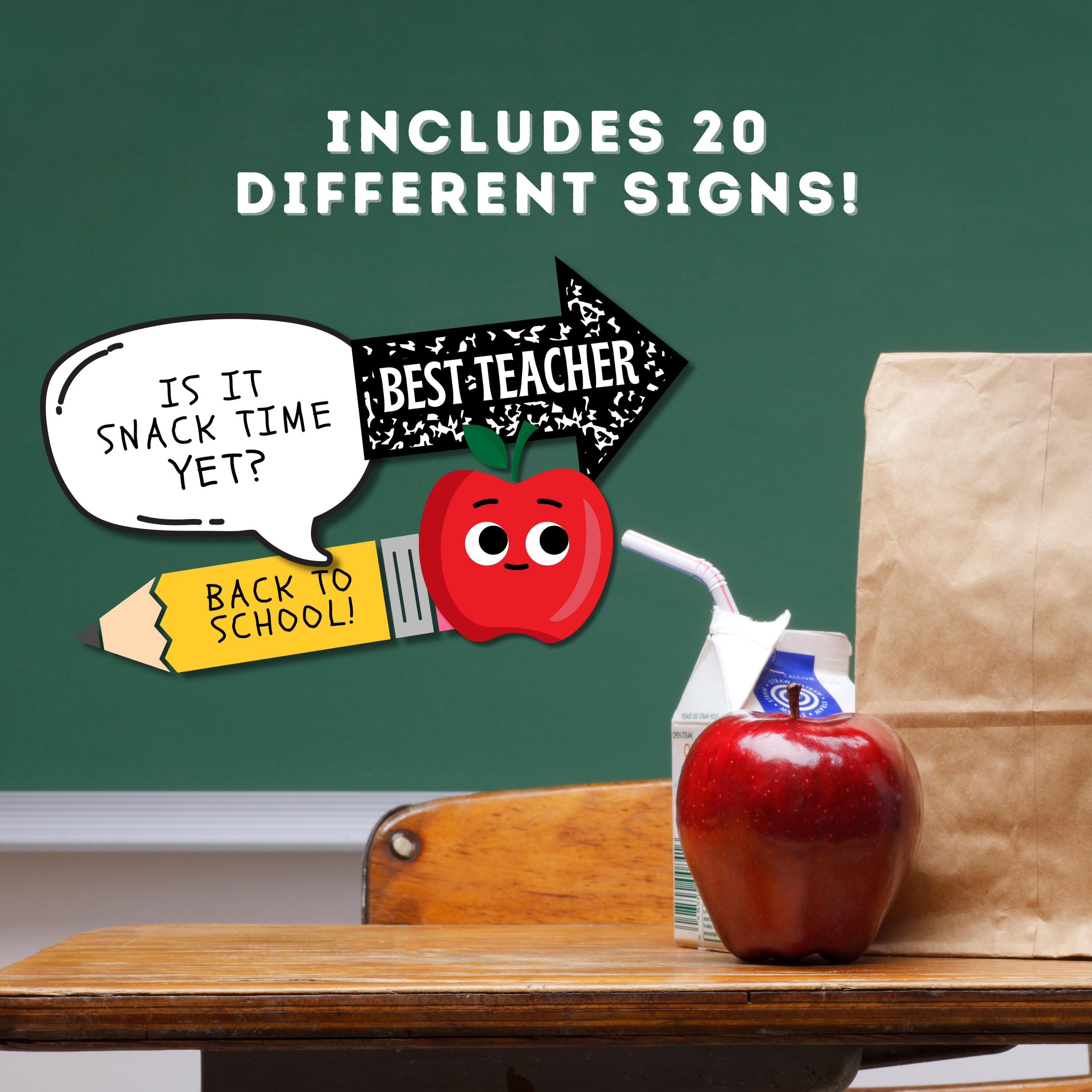 Printable Back to School Photo Props Signs | Meet the Teacher Classroom ...
