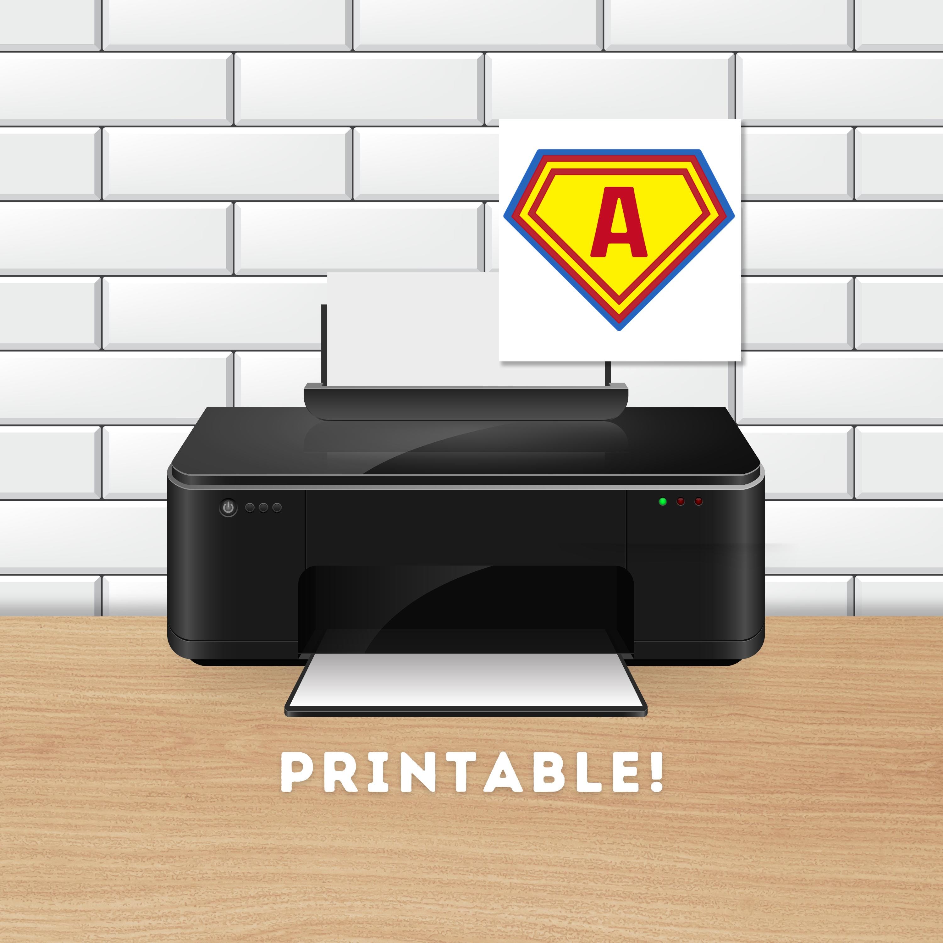 Printable Super Hero Bulletin Board Letters for Classroom Decor, Back ...