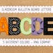 Halloween Bulletin Board Letters, PNG | Instant Download, Printable ...