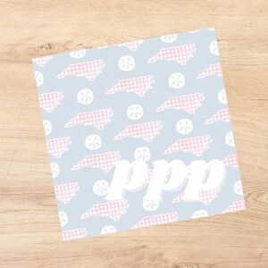 North Carolina Seamless Design | Instant, Printable Paper | Gingham ...