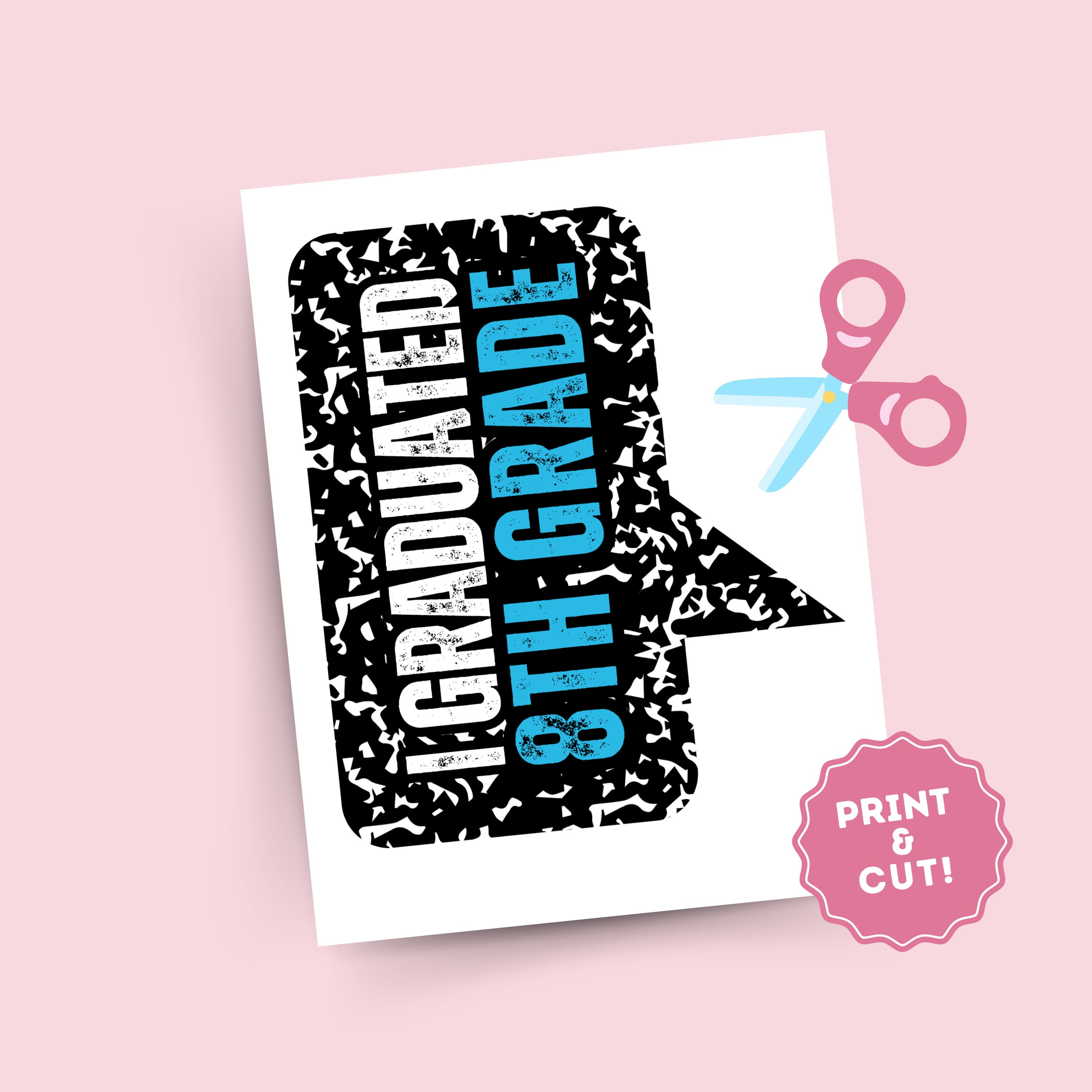 Printable Middle School Graduate Photo Prop Signs | Instant Download ...