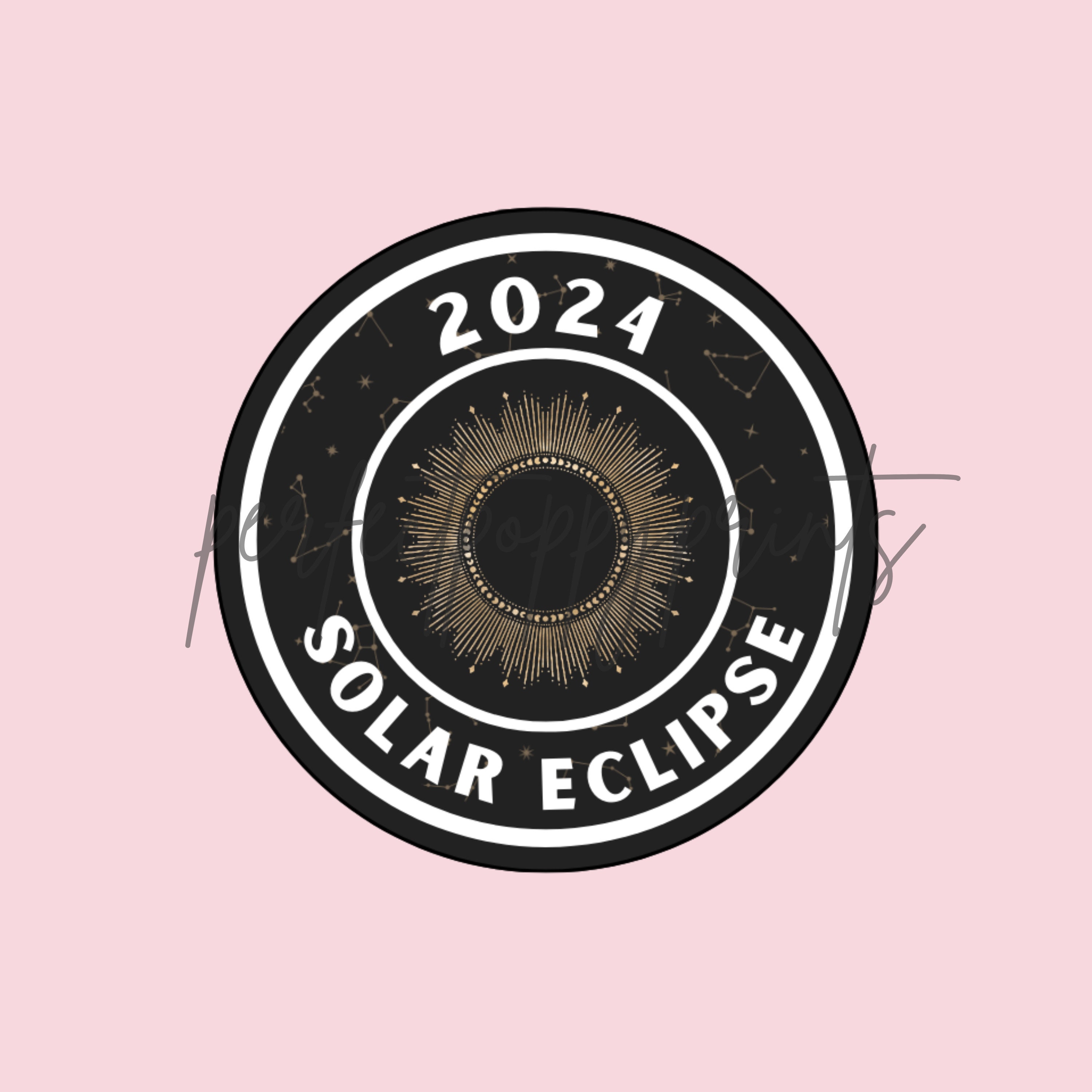 Printable 2024 Total Solar Eclipse Stickers Avery 22807 Sticker Paper ...