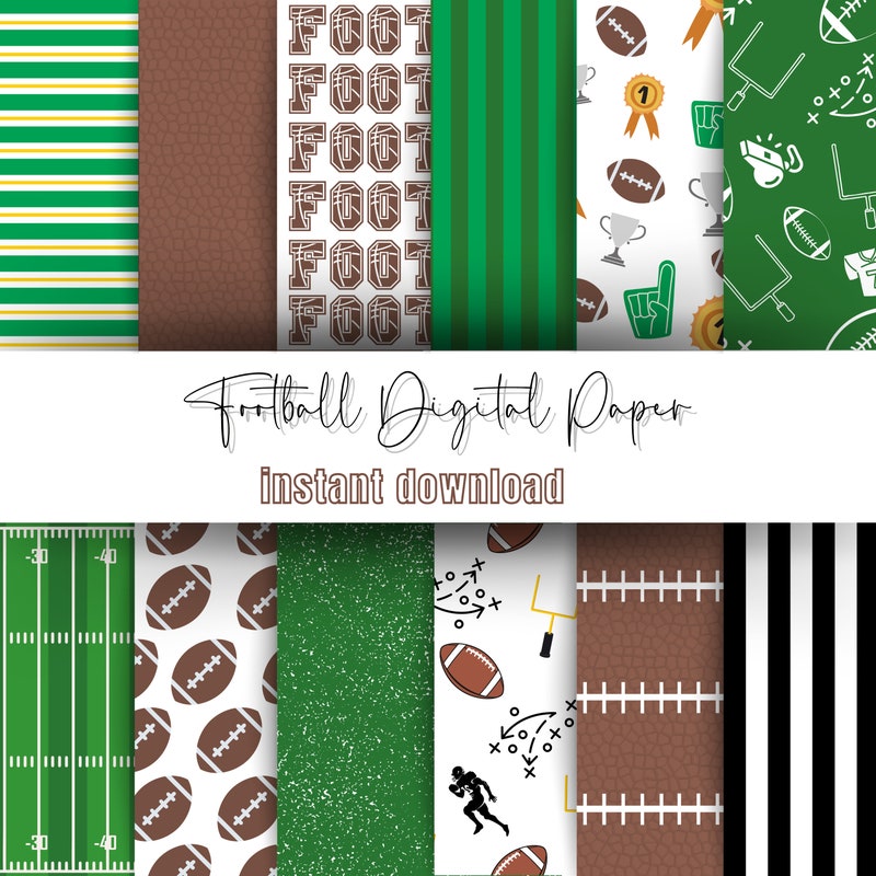 Football Paper - Etsy
