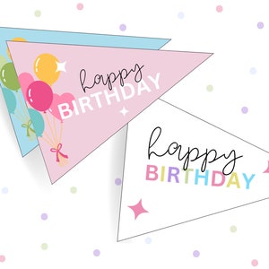 Birthday Pennant - Etsy