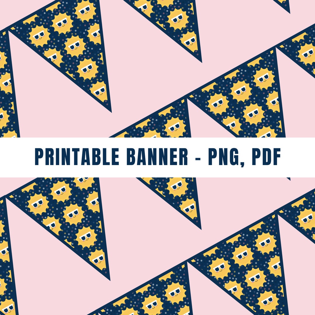 Printable Solar Eclipse Banner Instant Download 2024 Total Solar ...