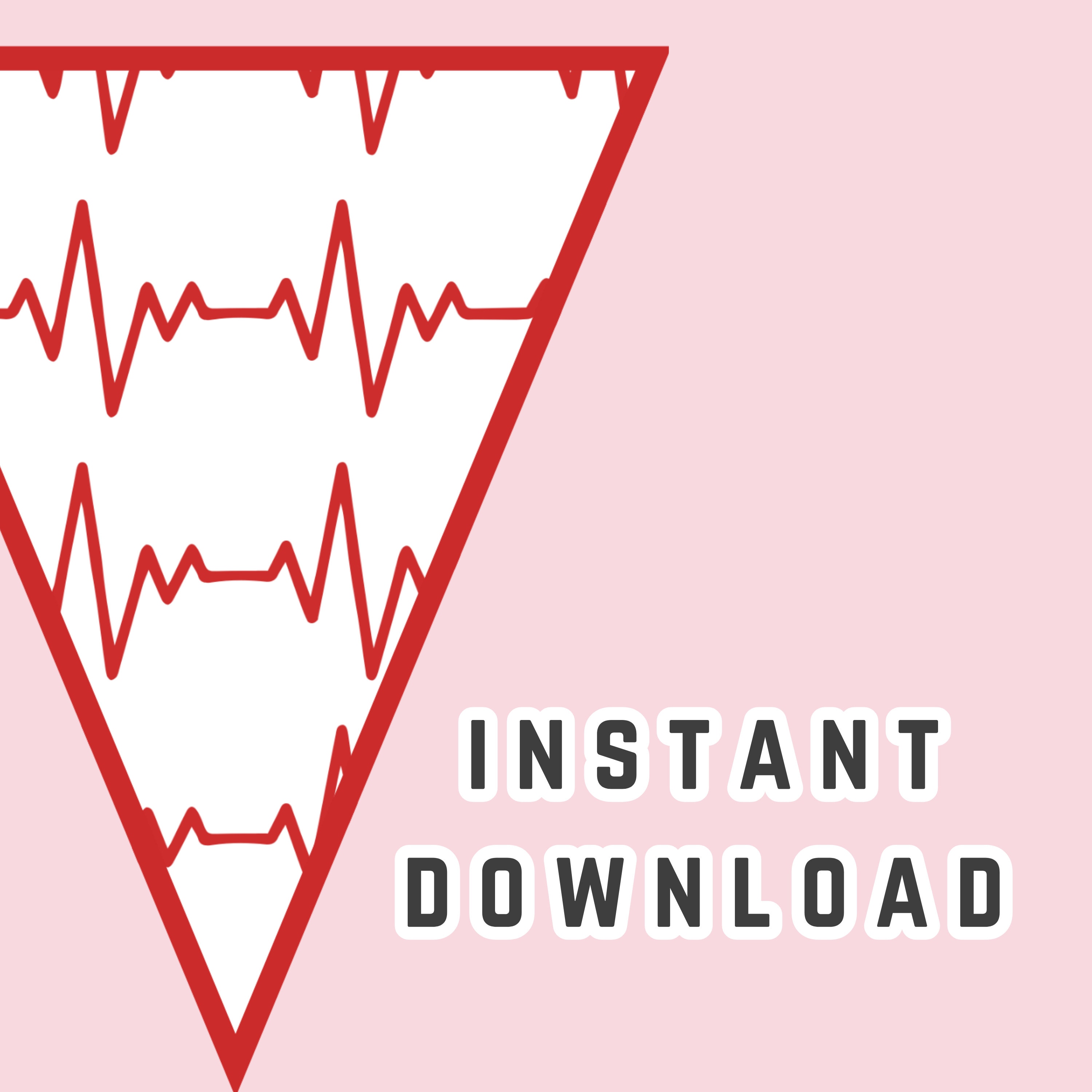 Printable Nurse Themed Banner Instant Download National Nurses Day ...