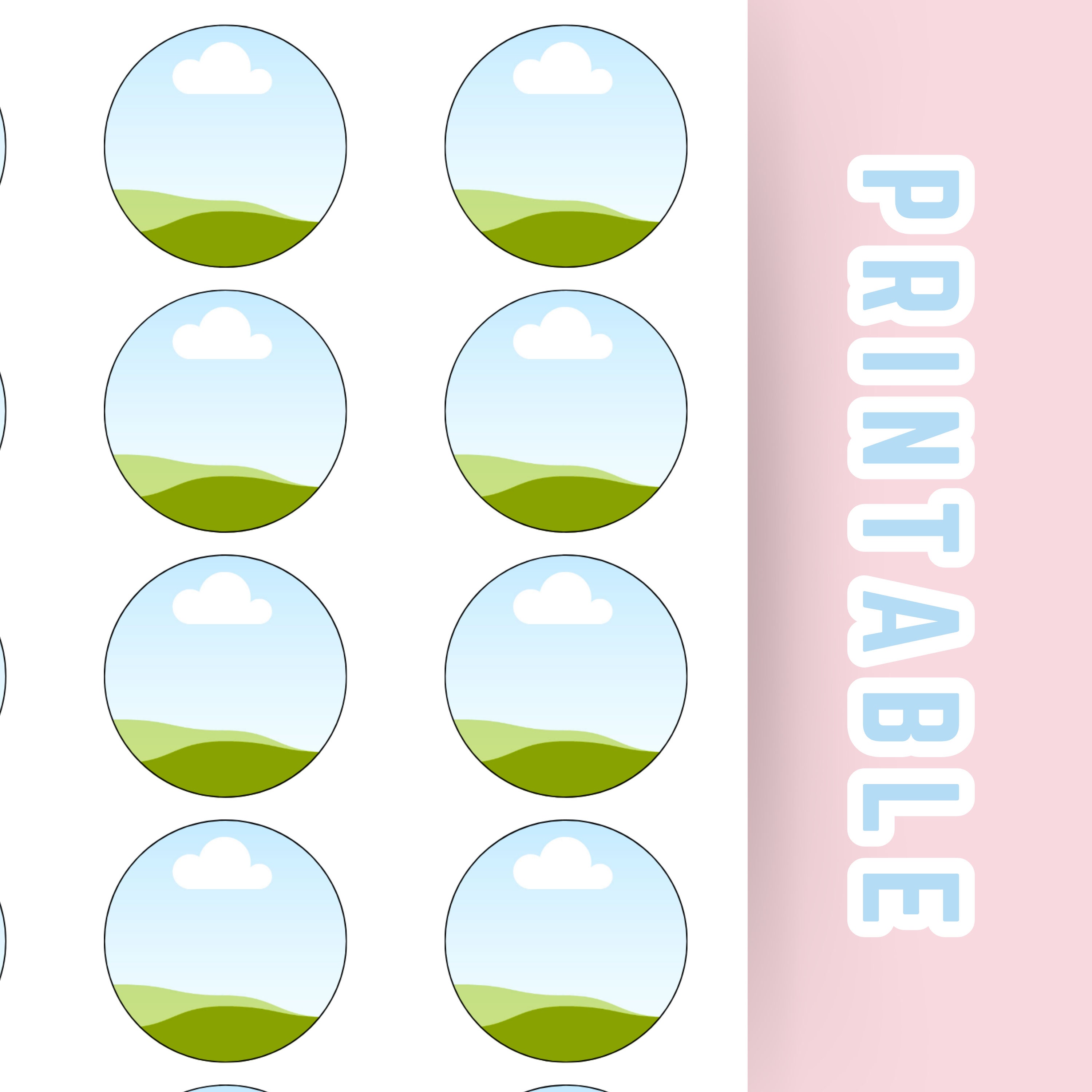 Custom Logo Cupcake Toppers Company Logo Cupcake Topper Template School ...