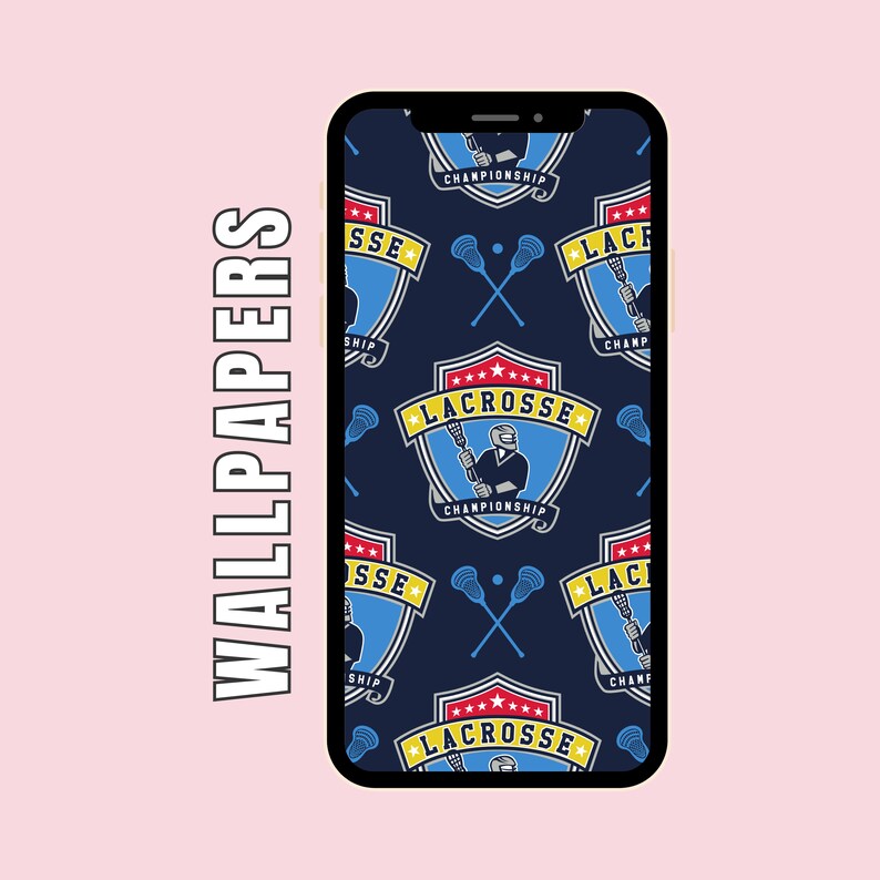 Seamless Lacrosse Digital Paper Bundle Boys, Girls Lacrosse Team ...