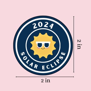 Printable 2024 Total Solar Eclipse Stickers for Kids | Avery 22807 ...