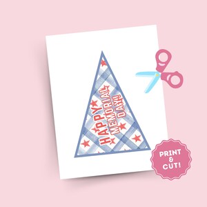 Printable Memorial Day Pennant | Instant Download Banners, Party ...
