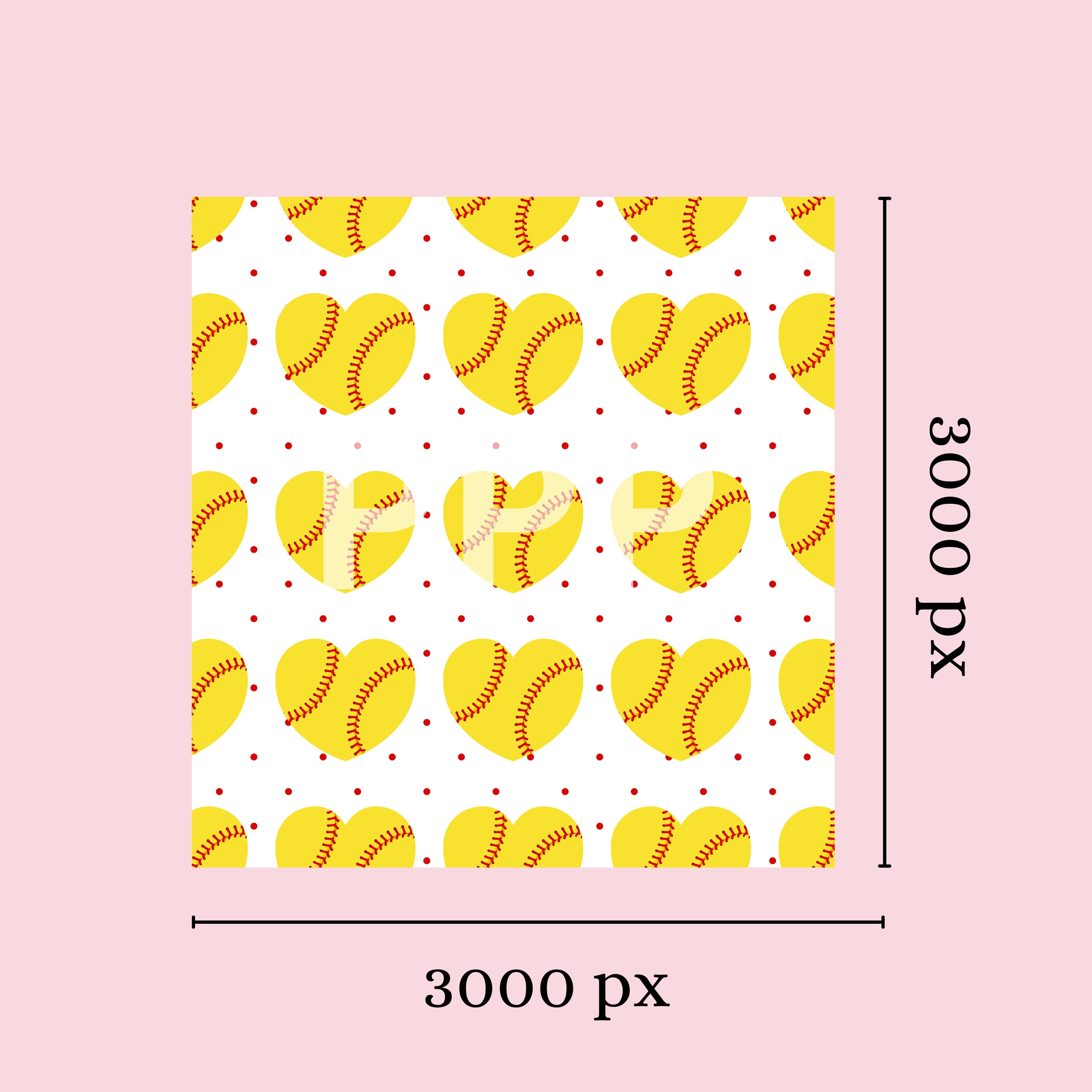 Seamless Softball Digital Paper Bundle Instant Download Girly Softball ...