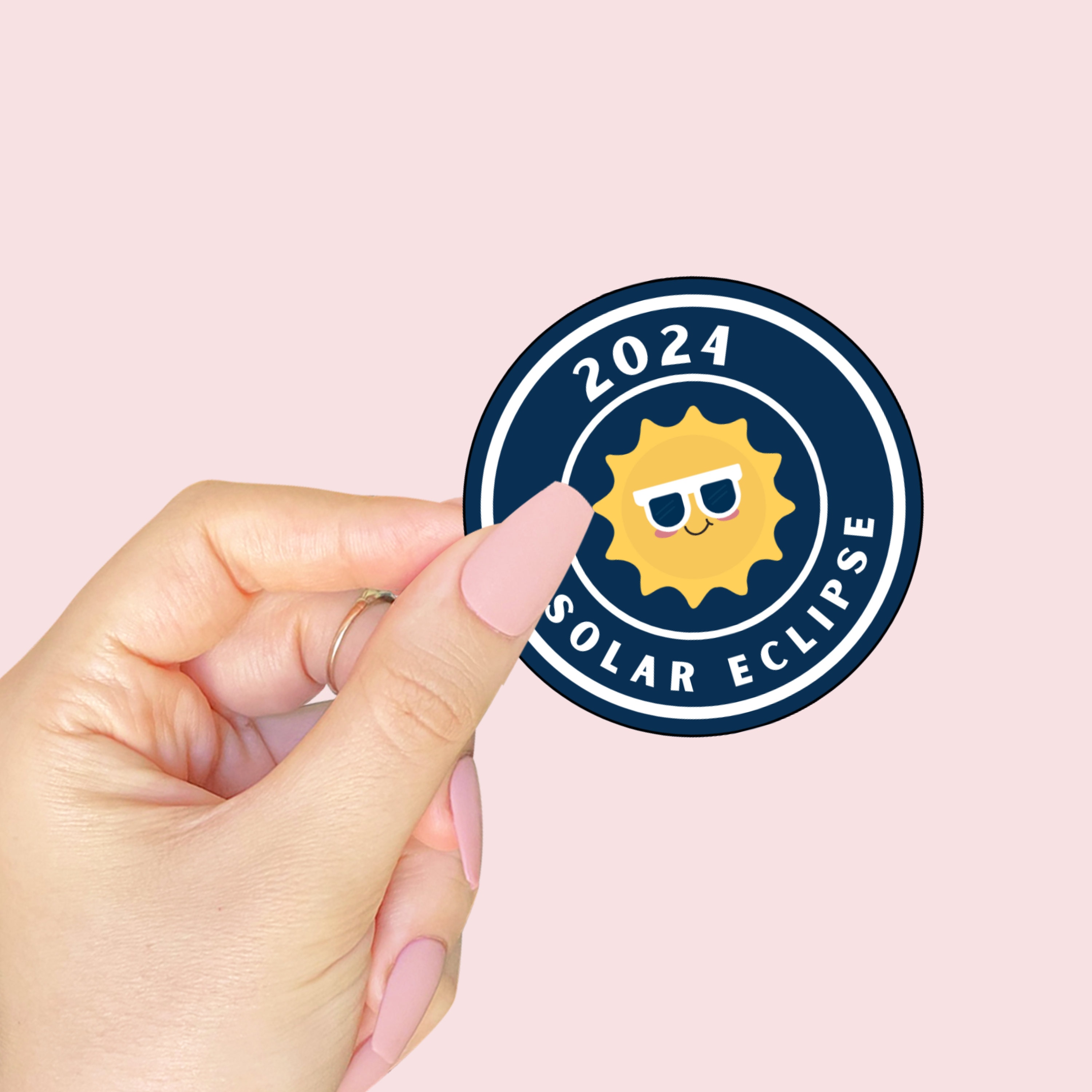 Printable 2024 Total Solar Eclipse Stickers for Kids Avery 22807 ...