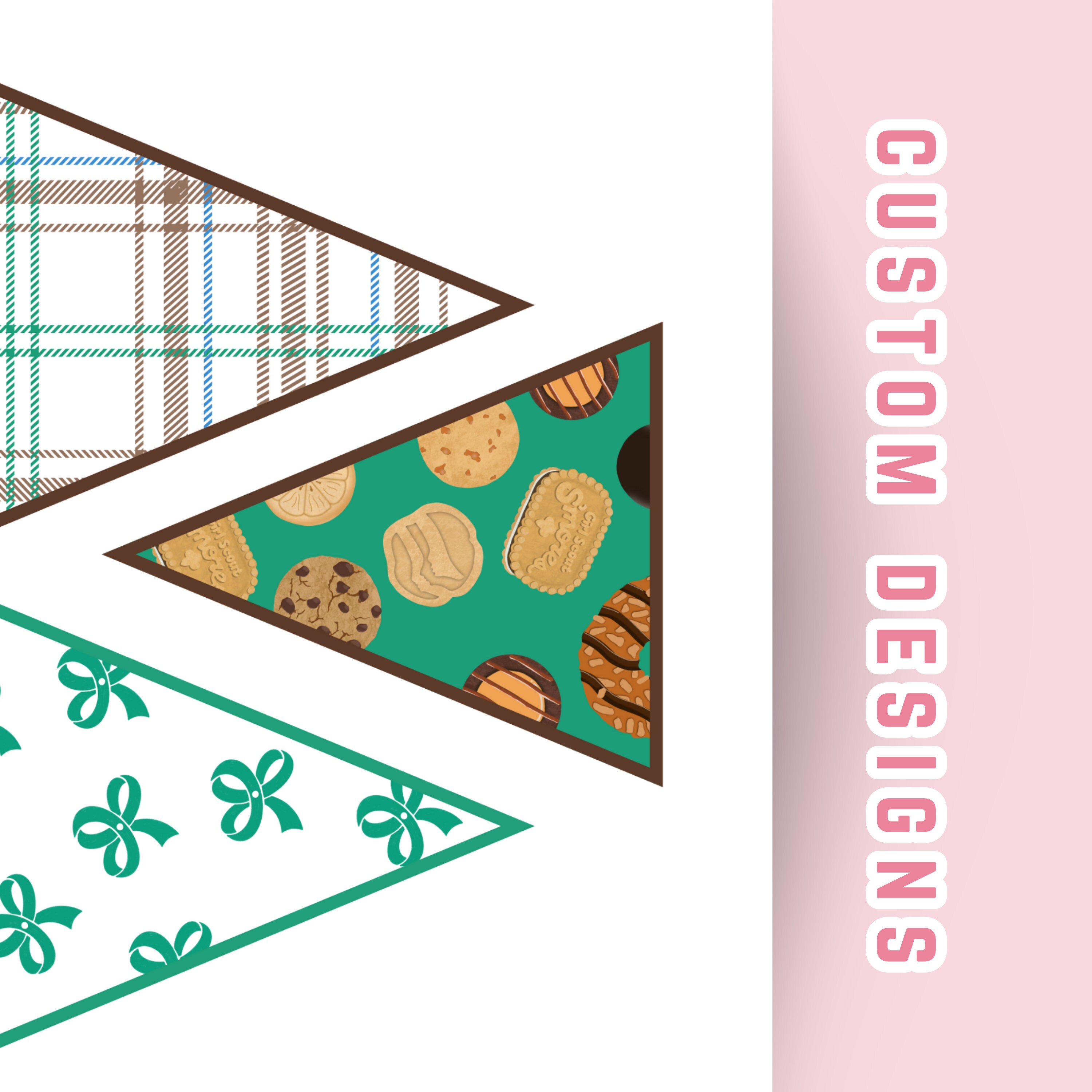 Printable Girl Scout Troop Banner Girl Scout Party Decorations Cookies ...