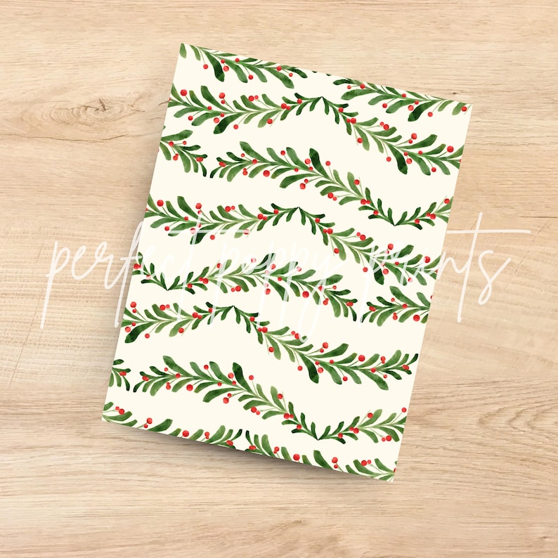 Seamless Christmas Garland Pattern | Instant Download, Printable ...