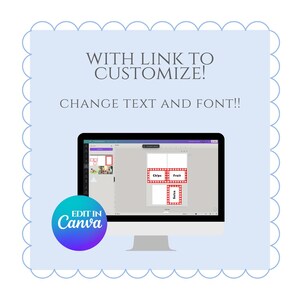 Printable Red Buffalo Gingham Print Food Labels, Name and Table Cards ...