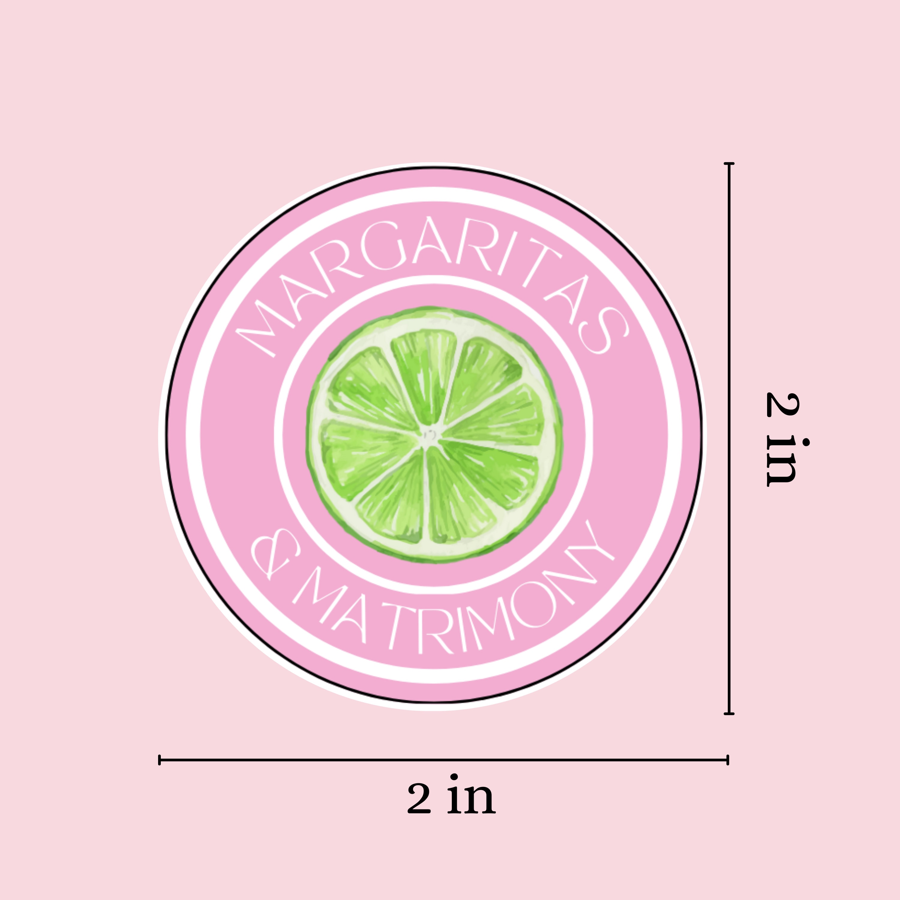 Printable Margs and Matrimony Theme Cupcake Toppers Margaritas and ...