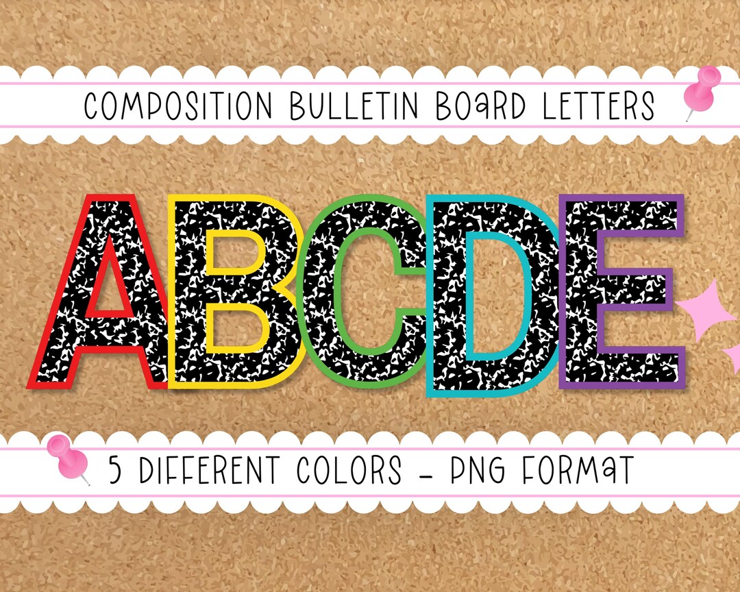 Printable Primary Color Composition A- Z Letters, Numbers, PNG | Back ...