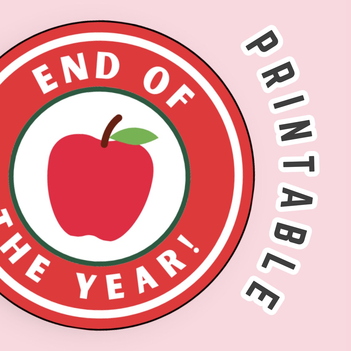 Printable Last Day of School Cupcake Toppers | Instant Download End of ...
