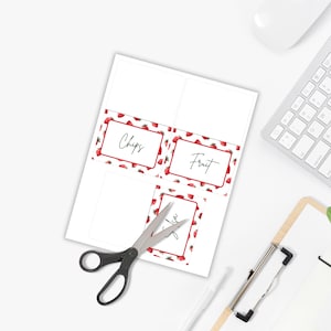 Printable Strawberry Themed Food Labels, Name and Table Cards ...