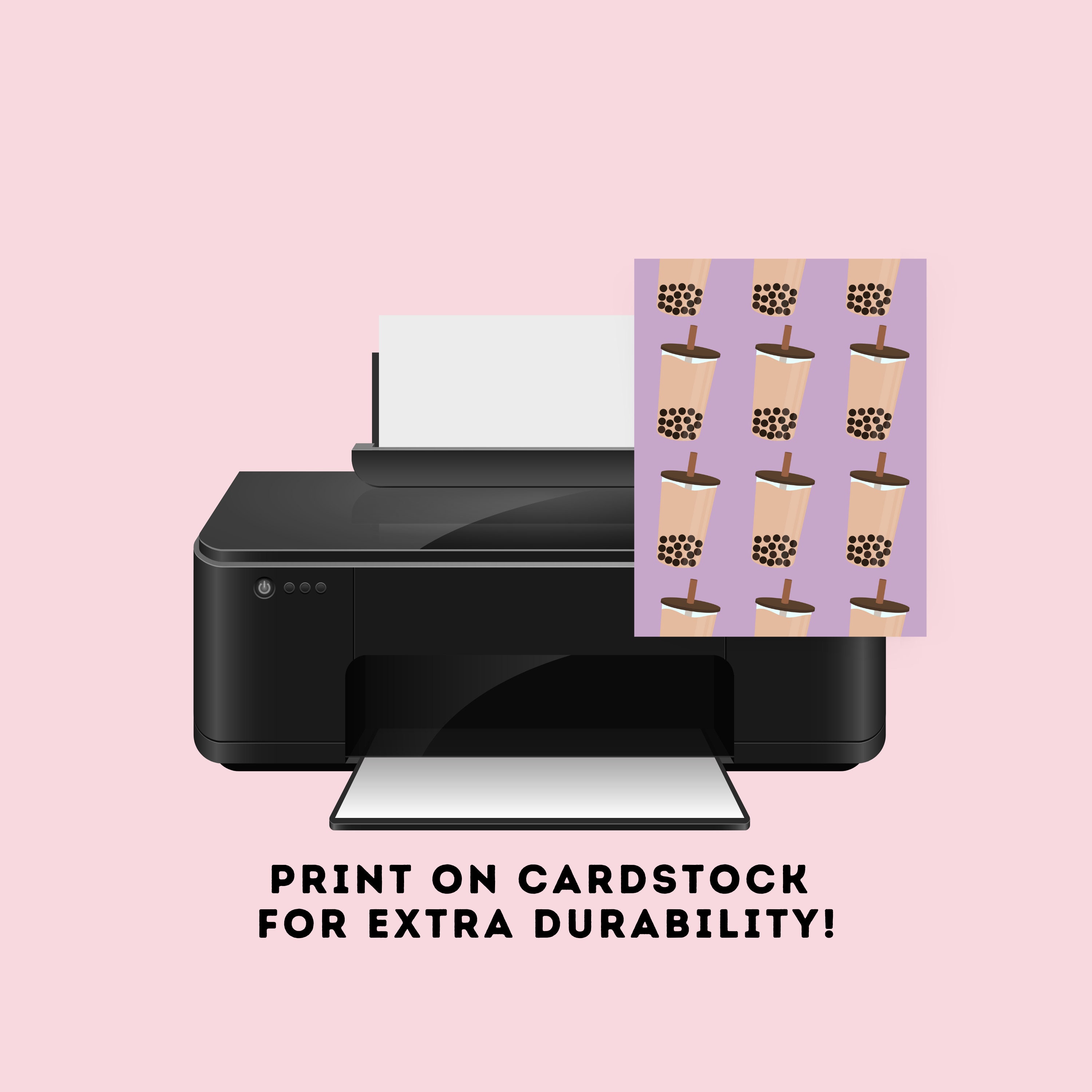 Boba Tea Themed Seamless Digital Paper Bundle Instant Download Matcha ...